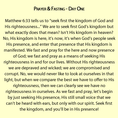Day-One – Heartcry Chapel